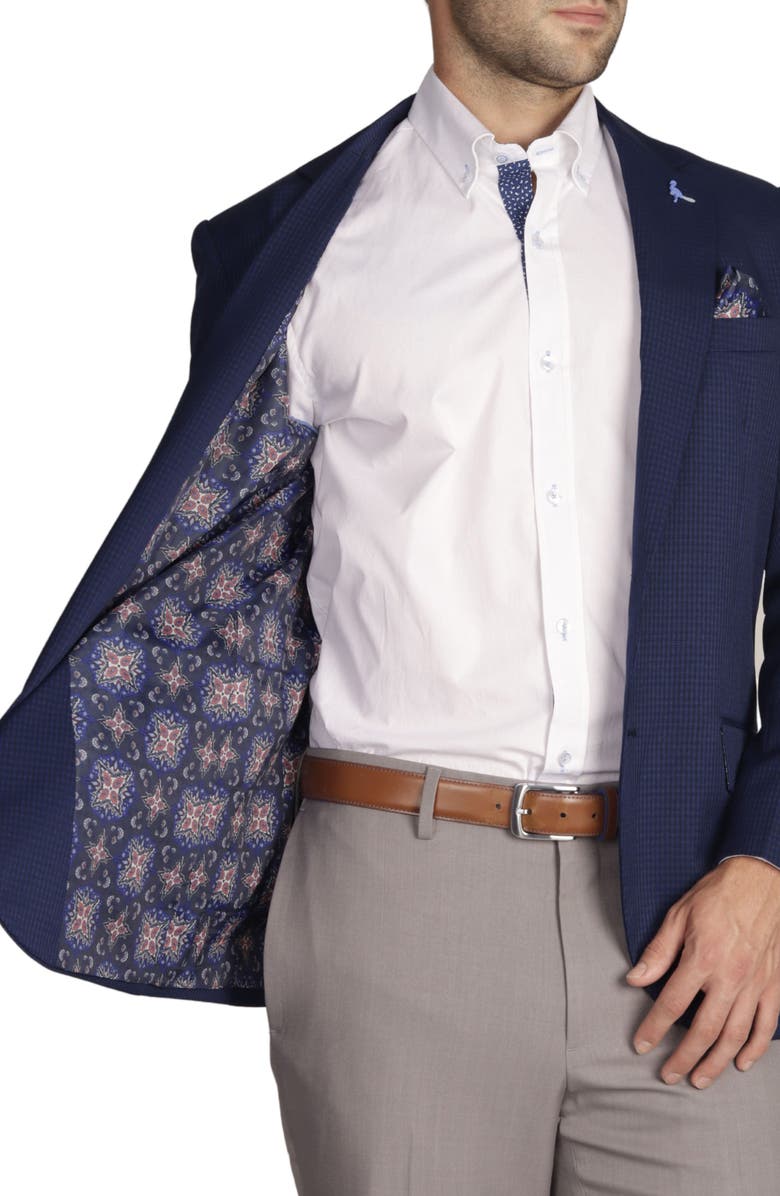 TailorByrd Navy Mini Check Sportcoat | Nordstromrack