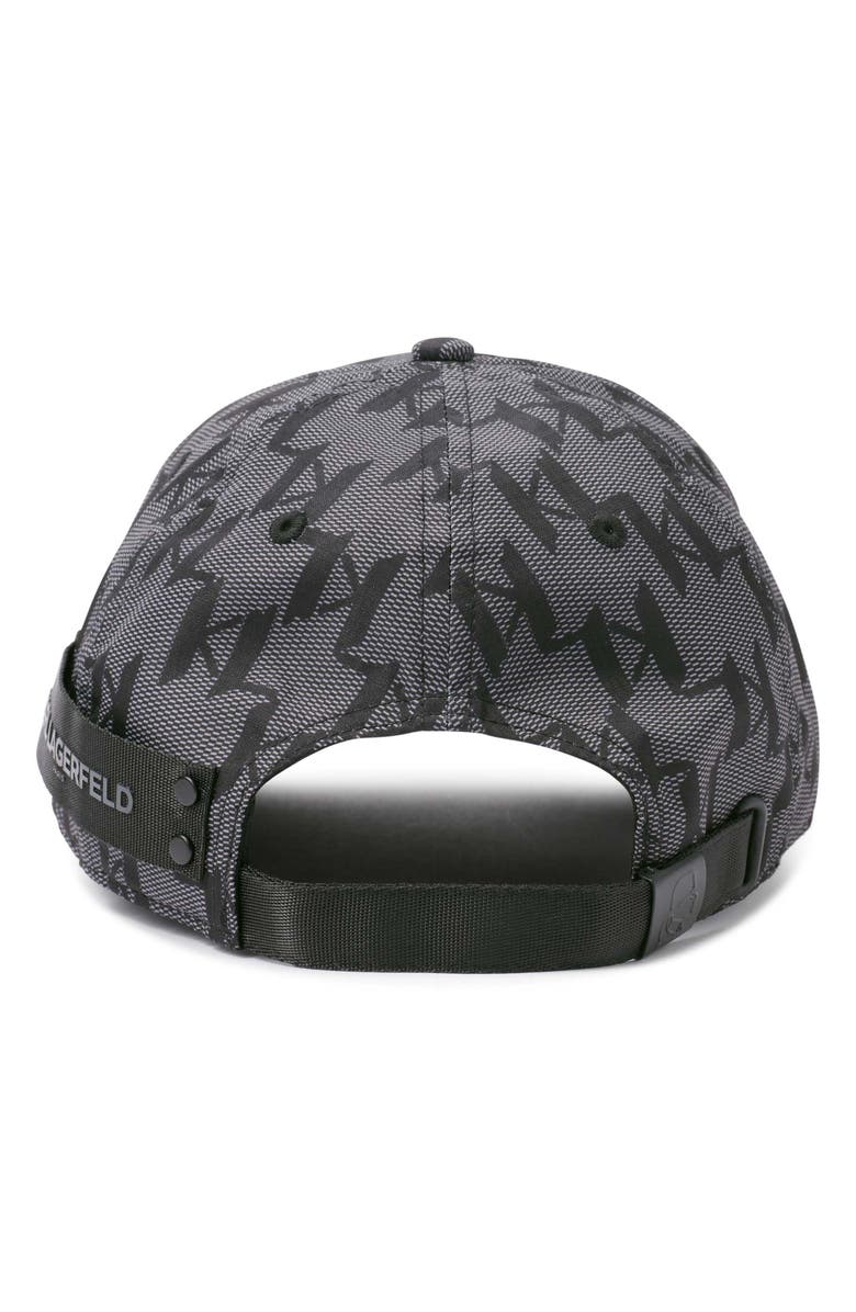 KARL LAGERFELD PARIS Tonal Logo Grid Baseball Cap | Nordstromrack