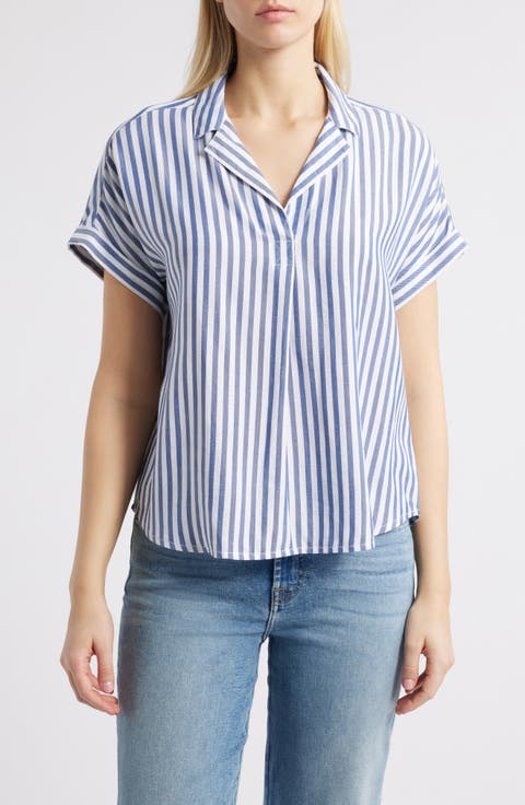 Women's Blue Striped Tops | Nordstrom