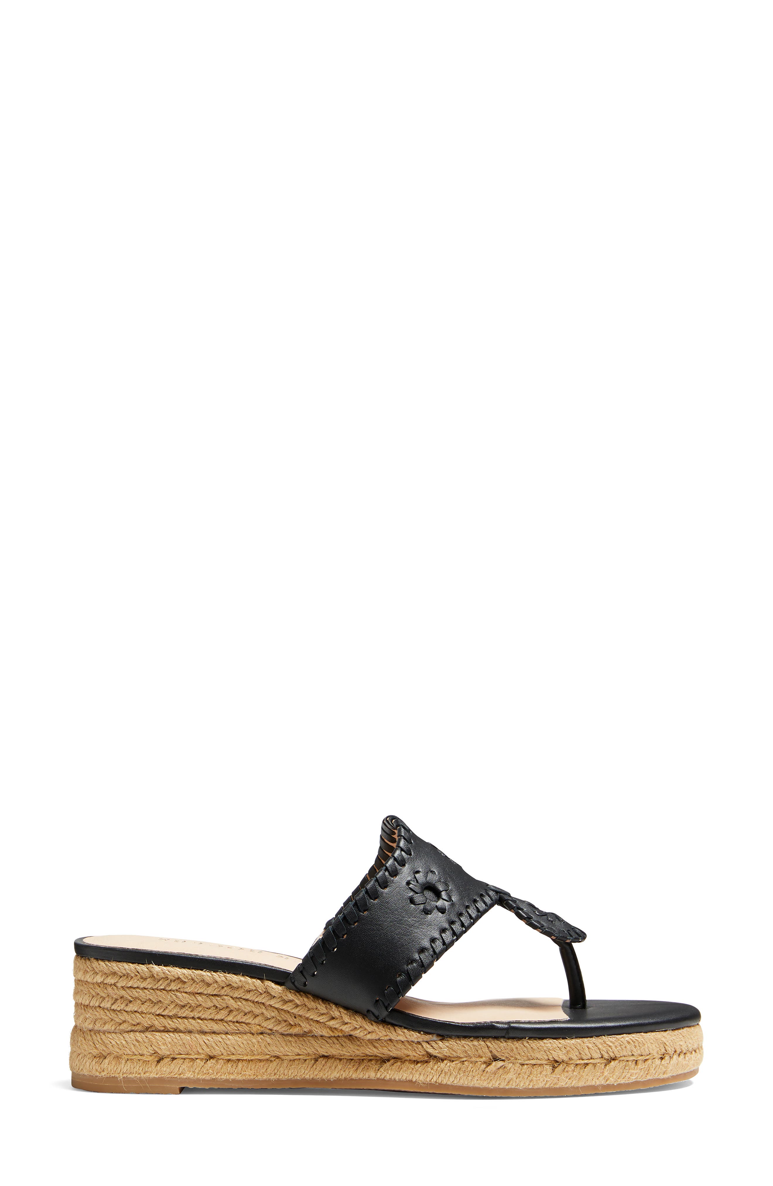 Jack Rogers Jacks Leather Espadrille Wedge Sandal (Women) | Nordstrom