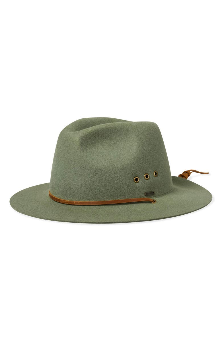Brixton Wesley Wool Felt Fedora | Nordstromrack