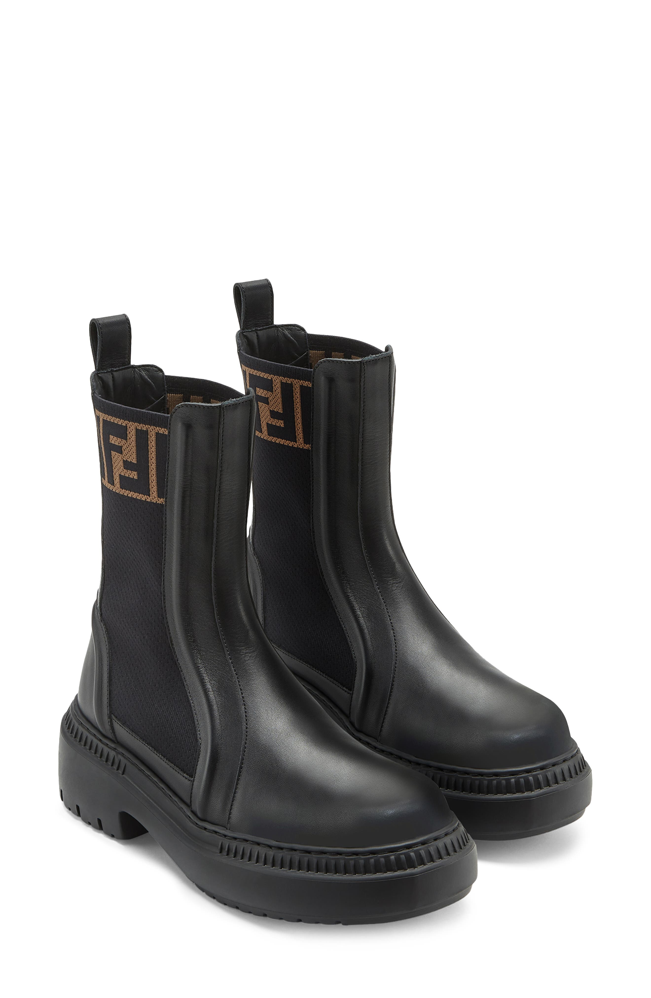Fendi Domino Chunky Chelsea Boot (Women) | Nordstromrack