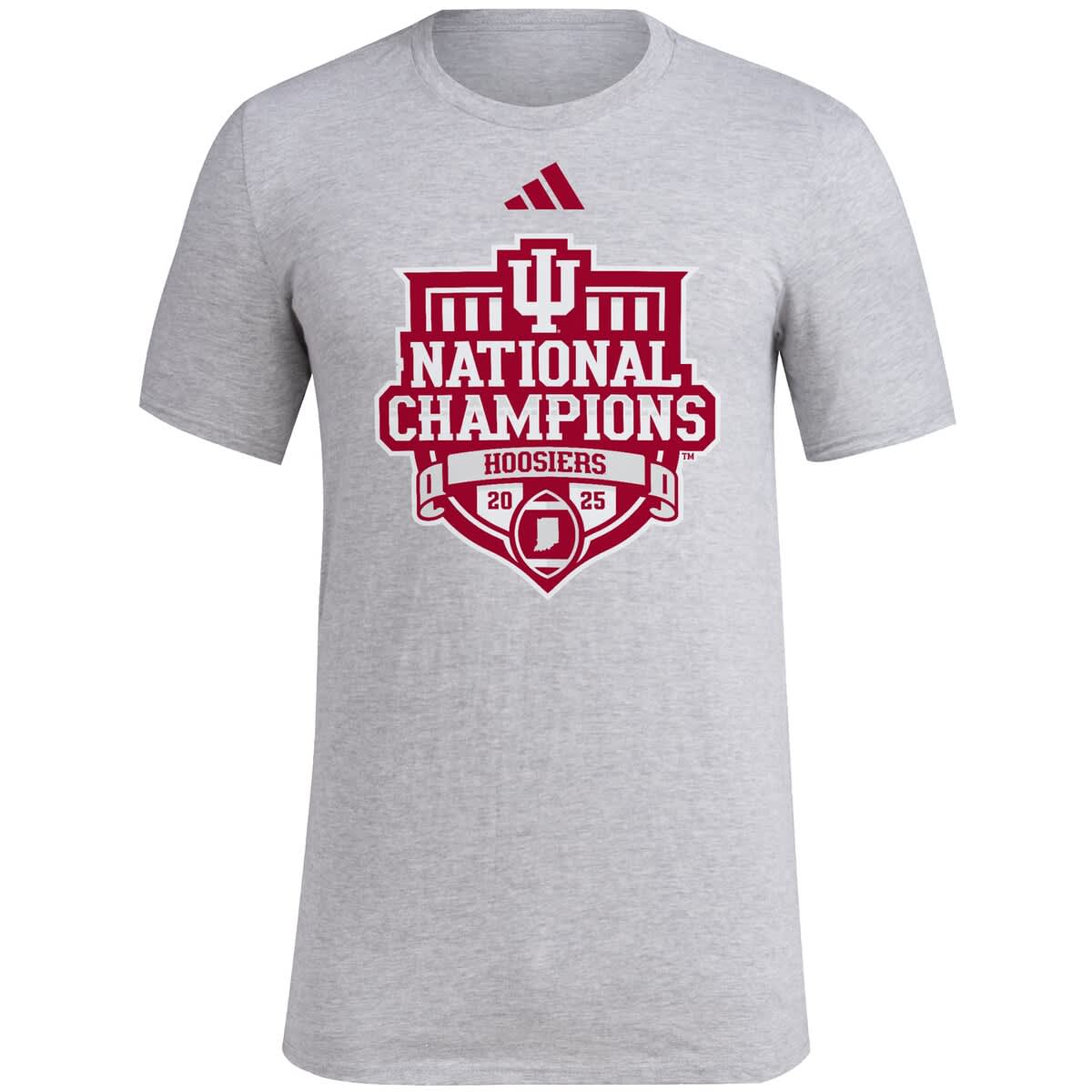 adidas Men's adidas Gray Indiana Hoosiers College Football Playoff 2025 ...