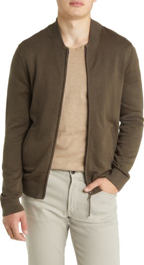 Brax Men's Joshua Knit Organic Cotton Bomber Jacket | Nordstromrack