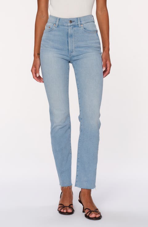 Women's High Rise Straight-Leg Jeans | Nordstrom