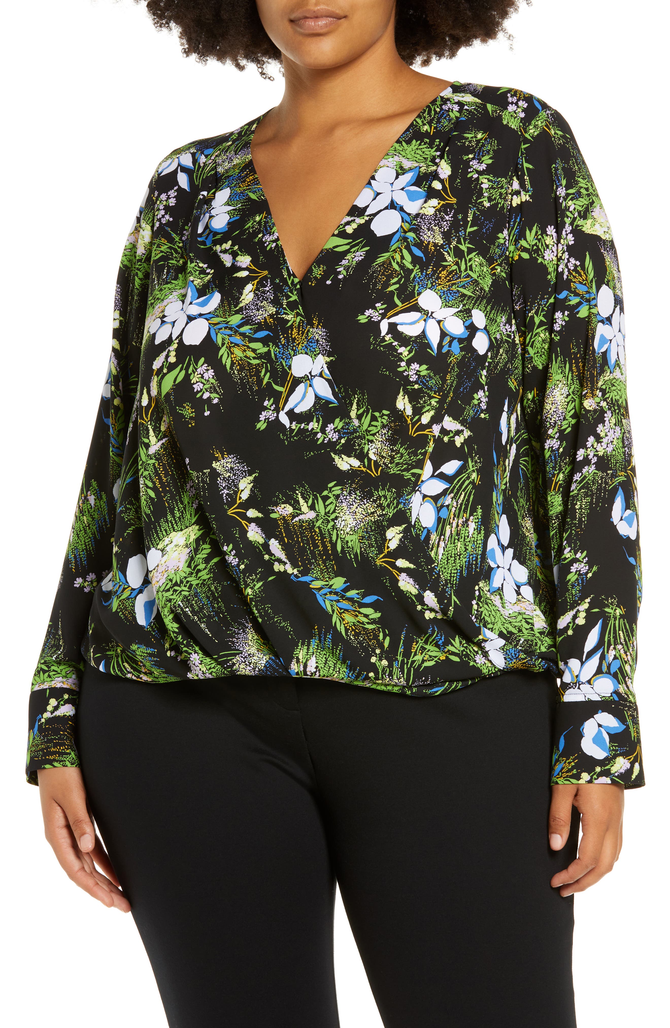 Halogen® Cross Front Blouse | Nordstrom
