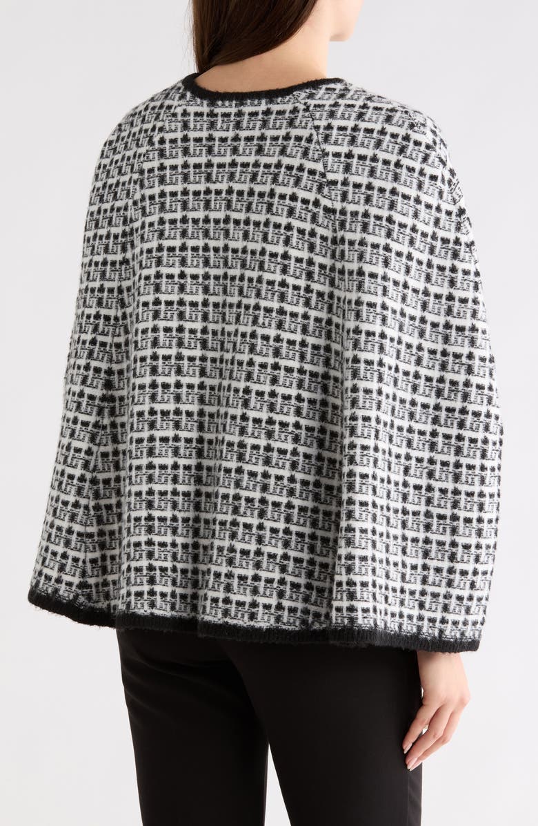 KARL LAGERFELD PARIS Shine Tweed Cape | Nordstromrack