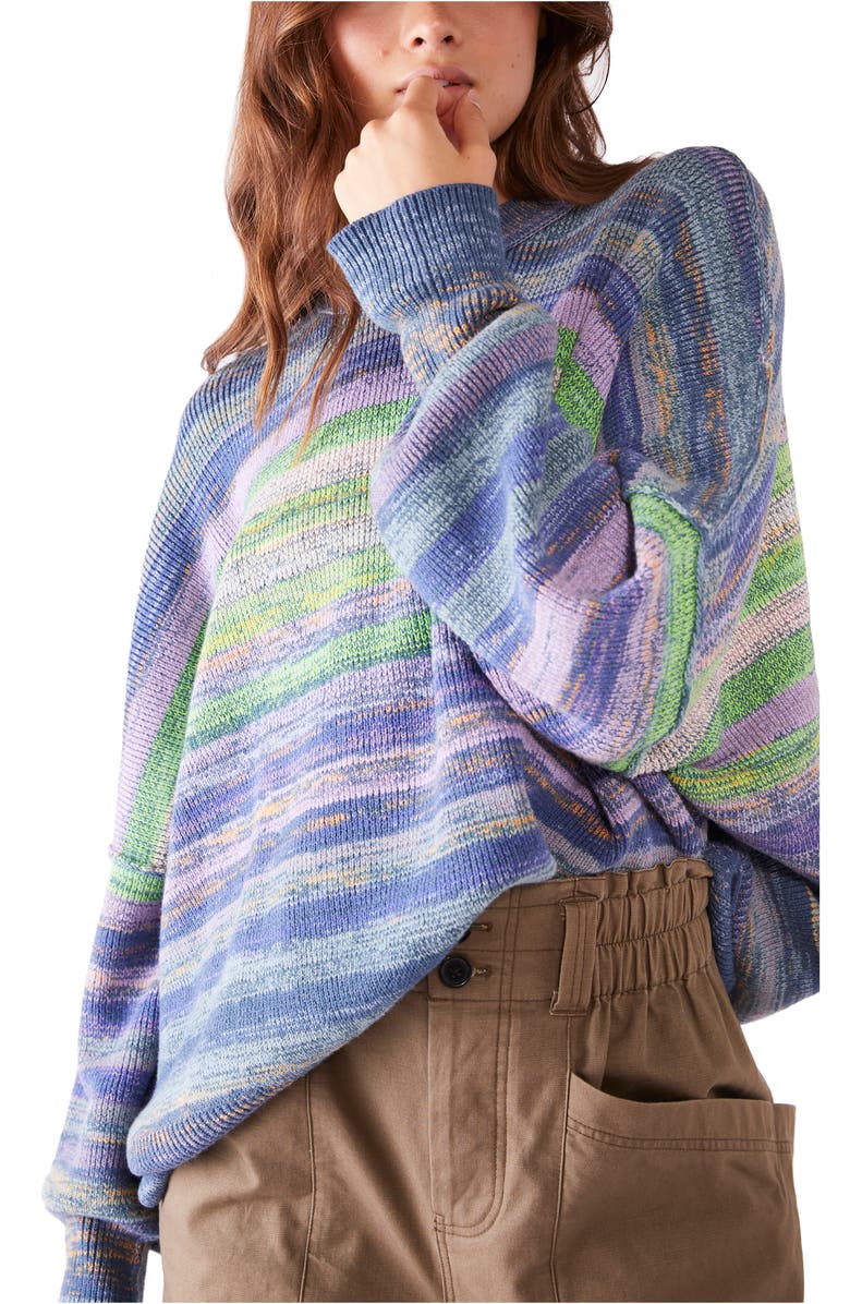 Free People Easy Street Space Dye Sweater | Nordstromrack
