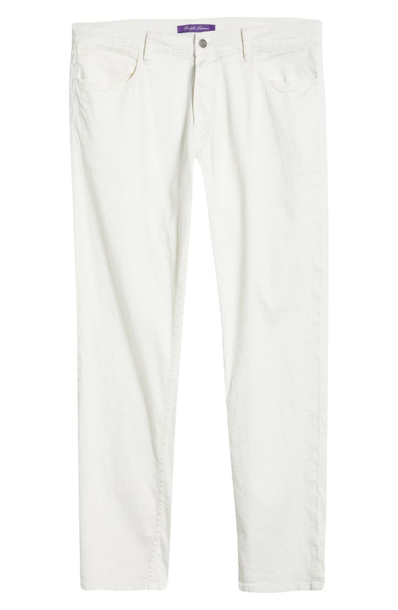 Ralph Lauren Purple Label Slim Fit Linen & Cotton Five-Pocket Pants ...