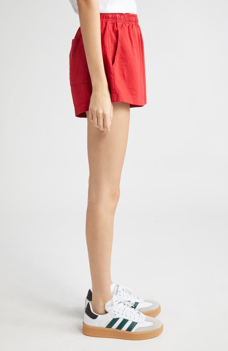 Sporty & Rich Varsity Crest Disco Graphic Shorts | Nordstromrack