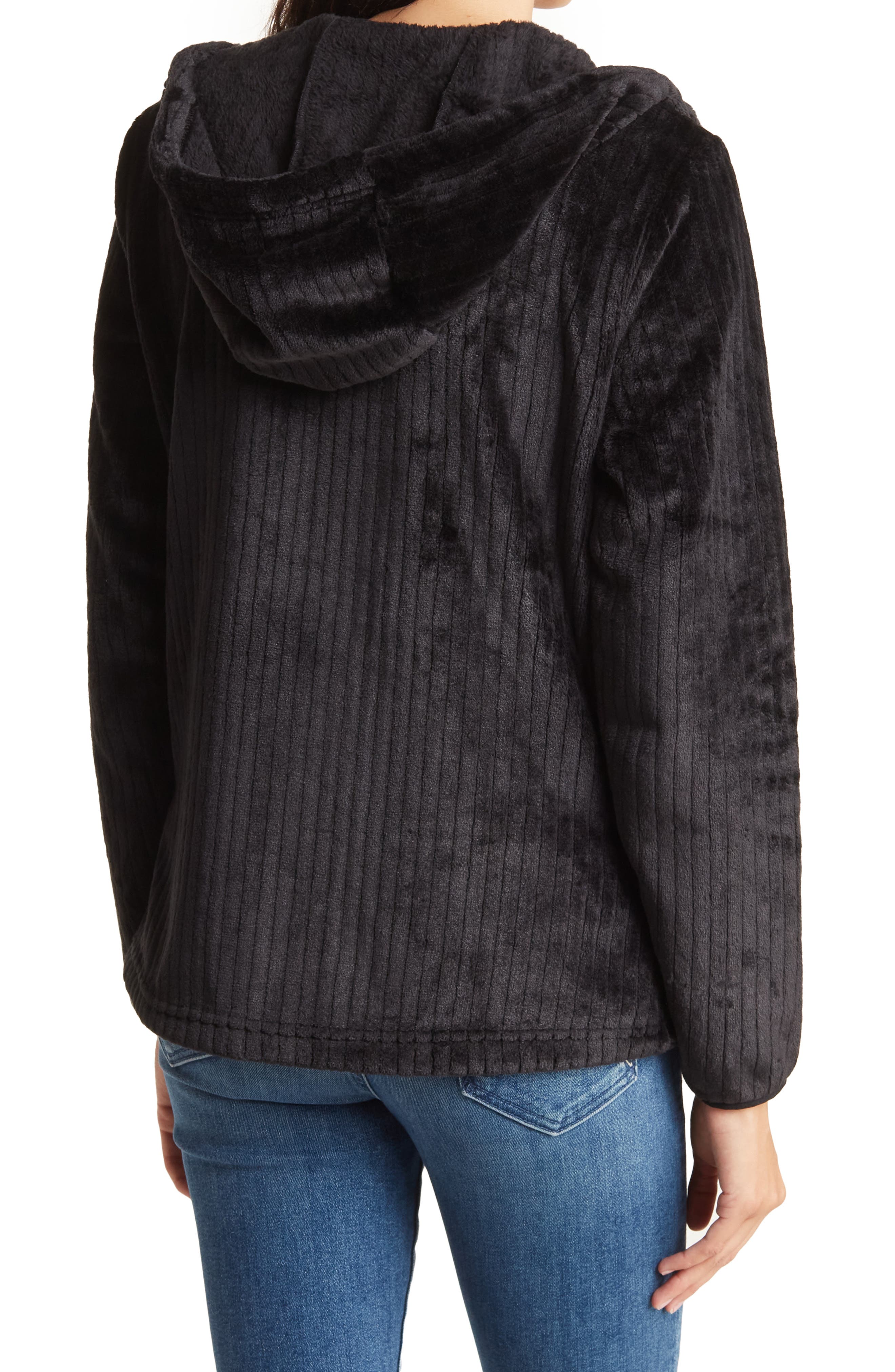 Free Country Ridgeline Ribbed Plush Faux Fur Jacket | Nordstromrack