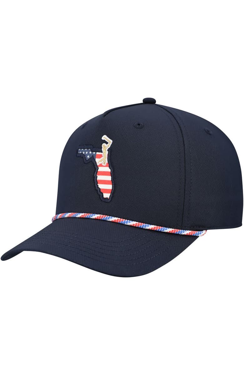 AHEAD Men's Ahead Navy THE PLAYERS Americana Alto Rope Adjustable Hat ...