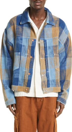 Story mfg. Sundae Plaid Organic Cotton Jacket | Nordstrom