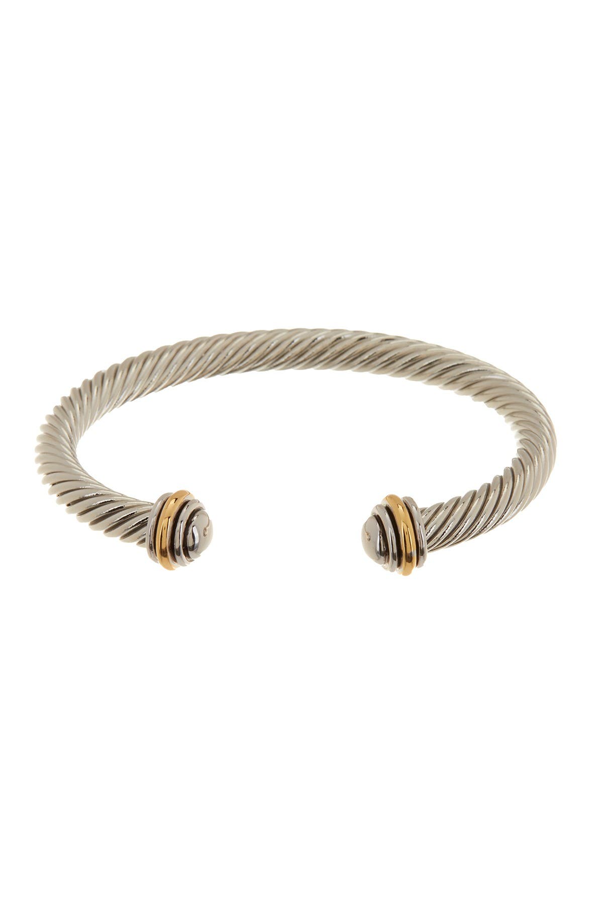 MESHMERISE Twisted Cable Cuff Bangle | Nordstromrack