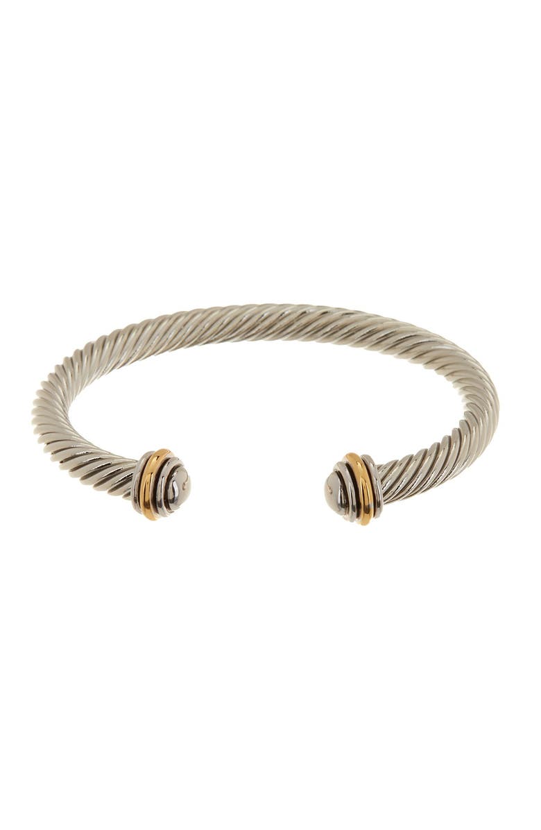 MESHMERISE Twisted Cable Cuff Bangle | Nordstromrack