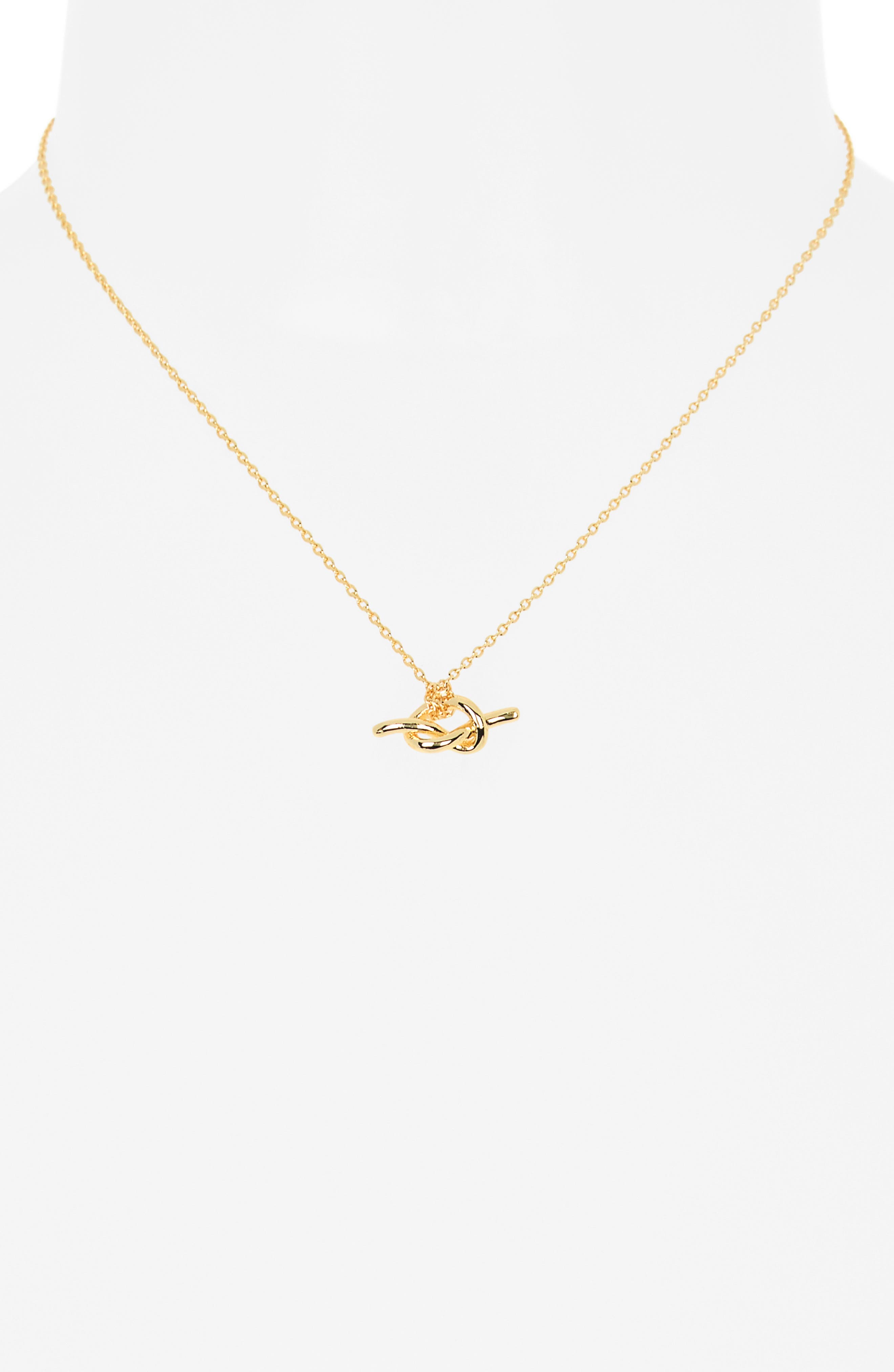 NORDSTROM RACK Demi Fine Knot Pendant Necklace | Nordstromrack