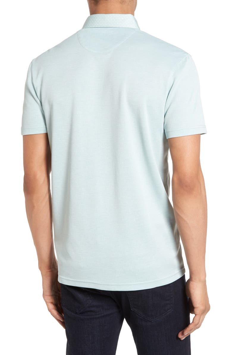 Ted Baker London Woven Collar Polo | Nordstrom