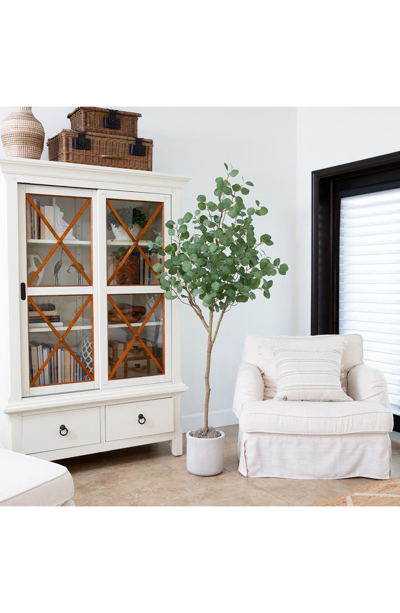 NEARLY NATURAL 6 ft. Eucalyptus Tree Artificial Plant | Nordstromrack
