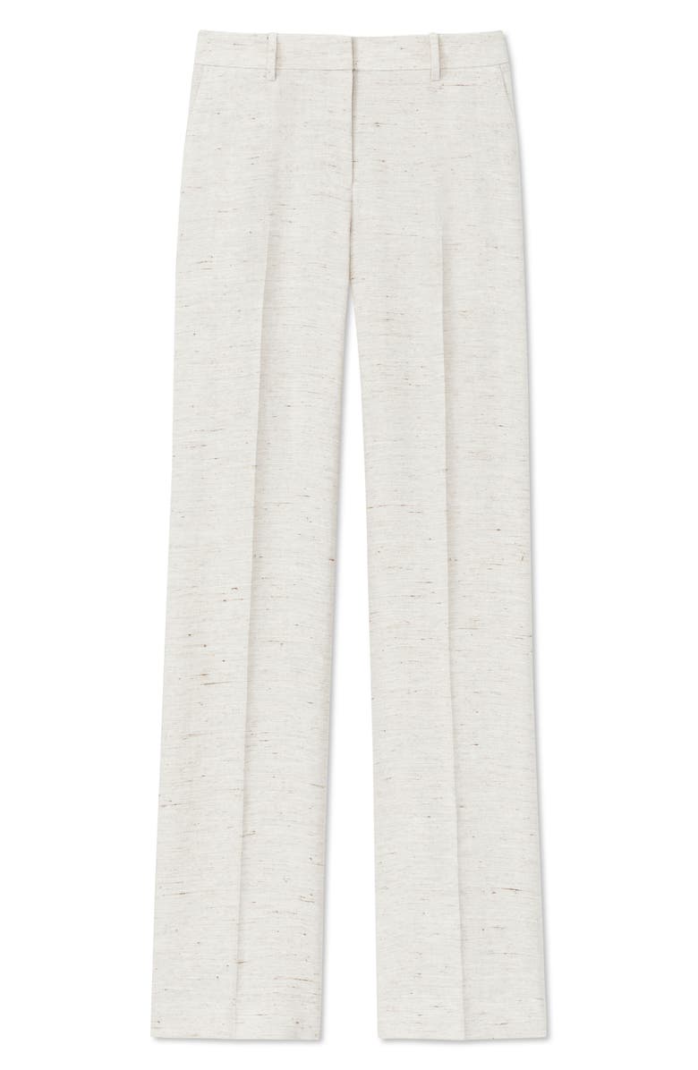 Lafayette 148 New York Gates Linen Blend Reed Cloth Straight Leg Pants ...