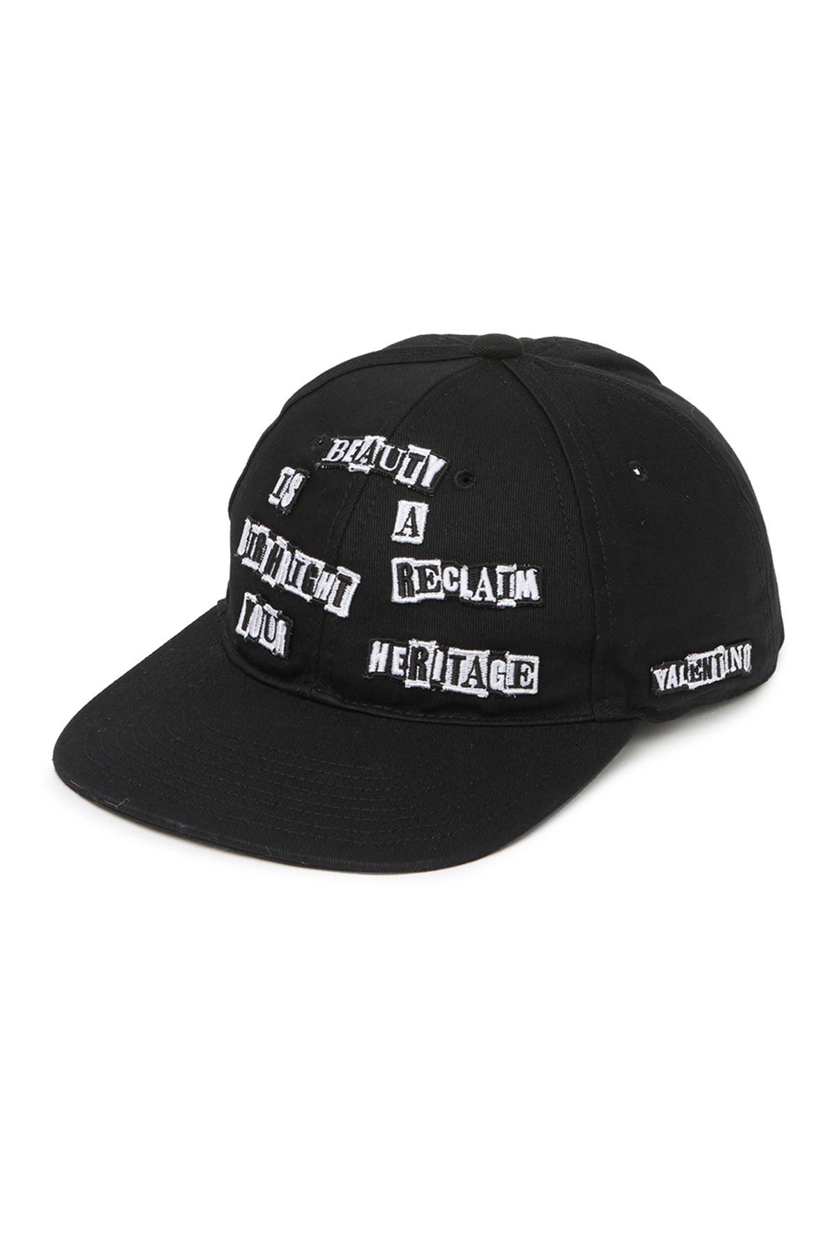Valentino Embroidered Message Baseball Cap | Nordstromrack