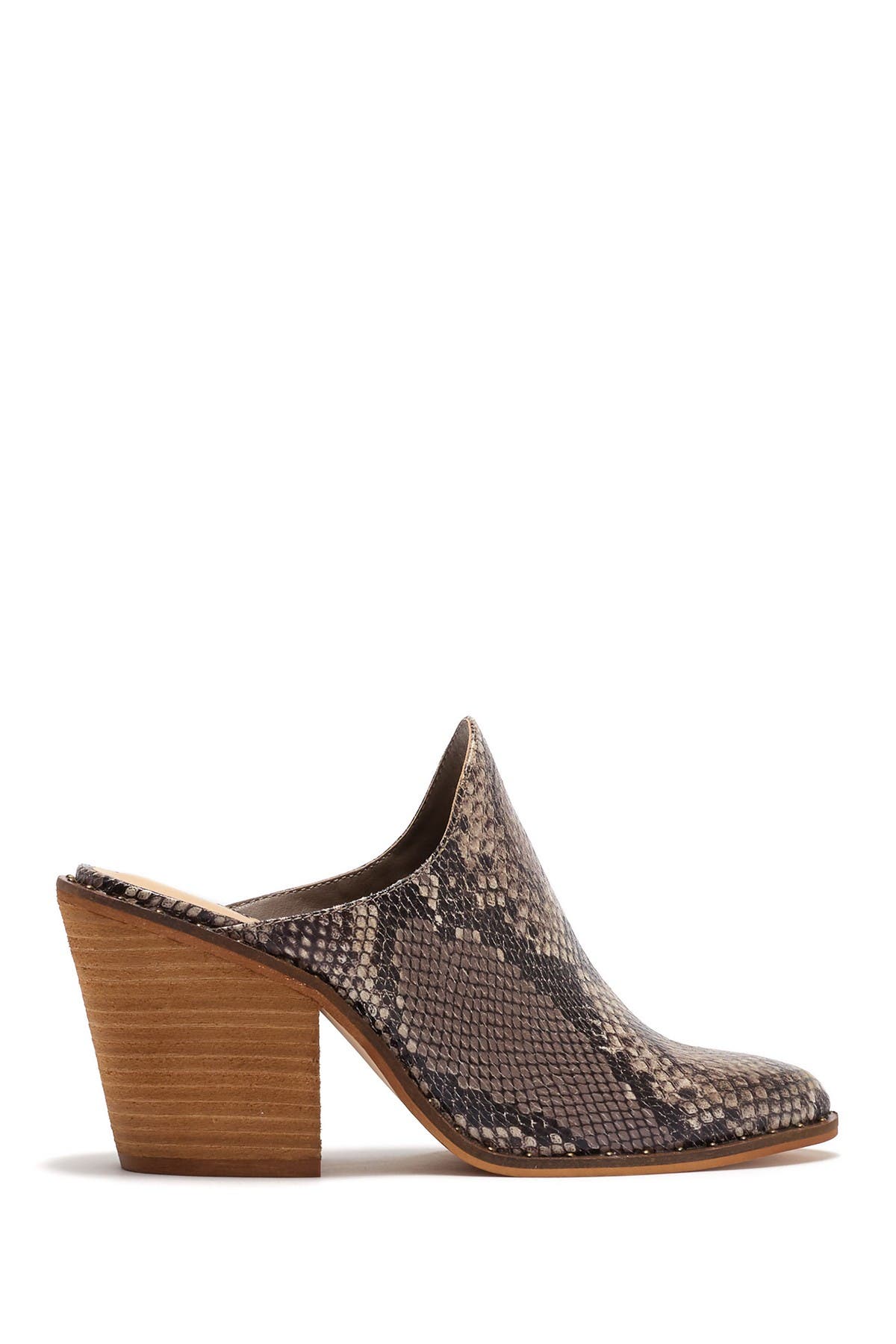 Chinese Laundry Kingston Snake Embossed Studded Leather Mule ...