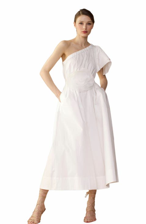 One Shoulder White Dresses | Nordstrom