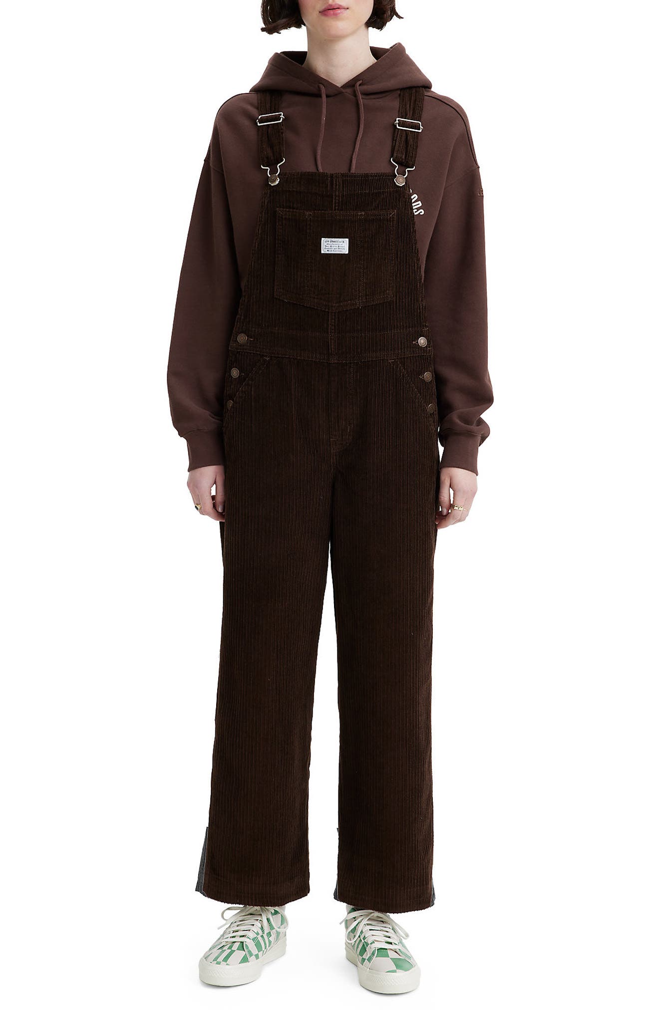 Cotton Corduroy Overalls (Women) | Nordstrom