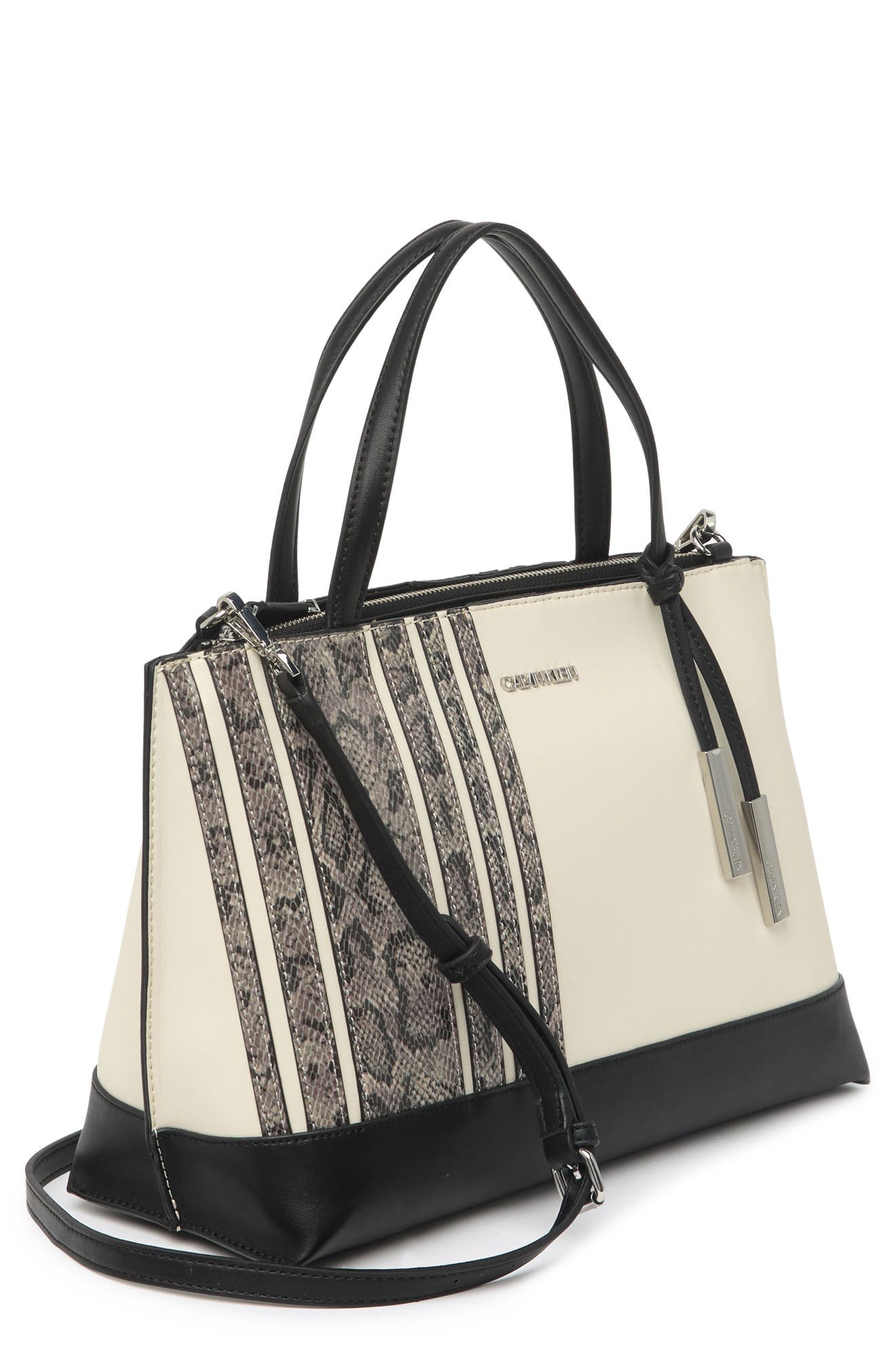 Calvin Klein Solid Snake Tote Bag | Nordstromrack