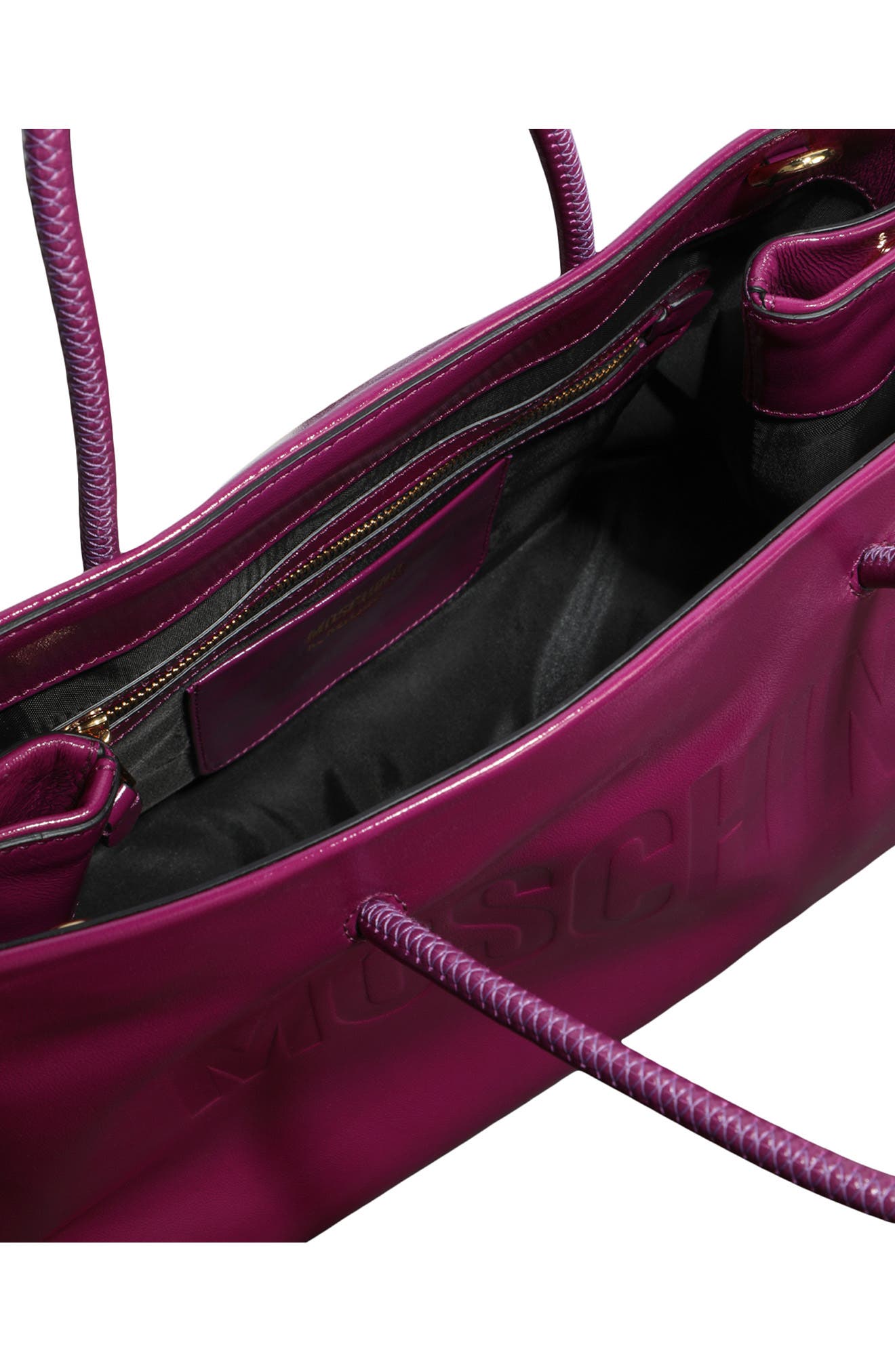 Moschino Embossed Logo Satchel Bag | Nordstromrack