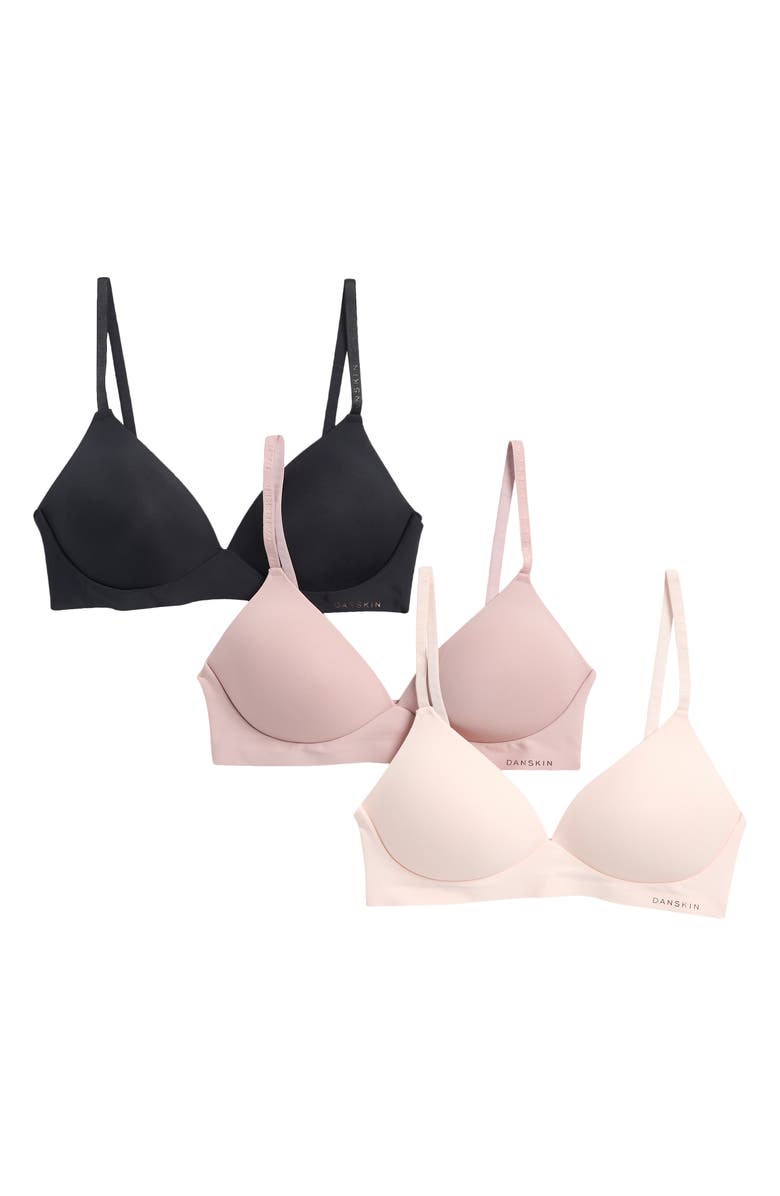 Danskin Assorted 3-Pack Bonded Wireless Bras | Nordstromrack