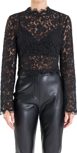 Endless Rose Sheer Lace Top | Nordstrom