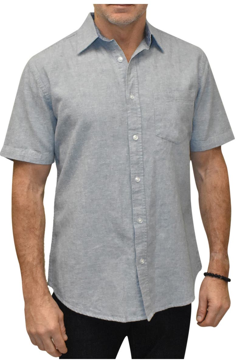 Vintage 1946 Vintage Washed Linen Blend Classic Fit Shirt | Nordstromrack