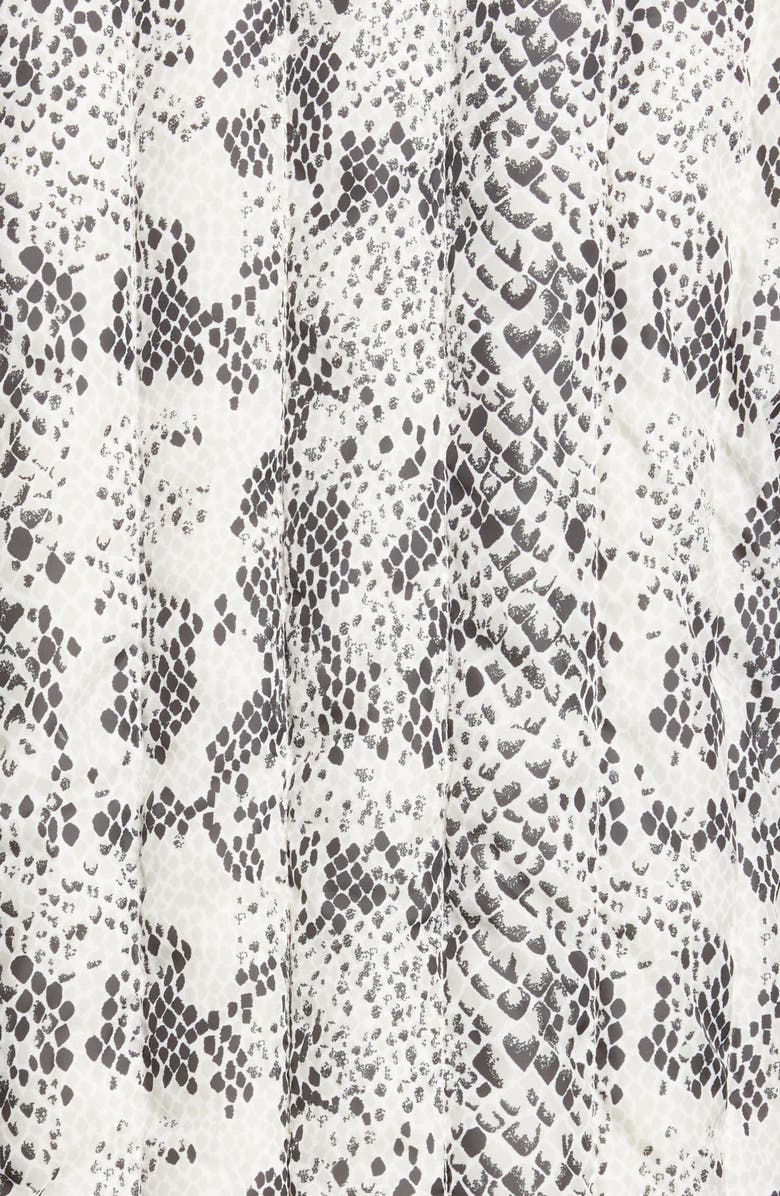 ATM Anthony Thomas Melillo Snake Print Boxy Down Puffer Jacket ...