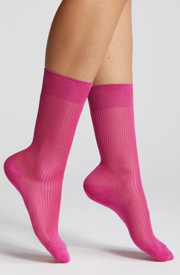 Oroblu Ribbed Crew Socks | Nordstrom