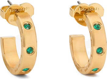Kate Spade New York set in stone hoop earrings | Nordstrom