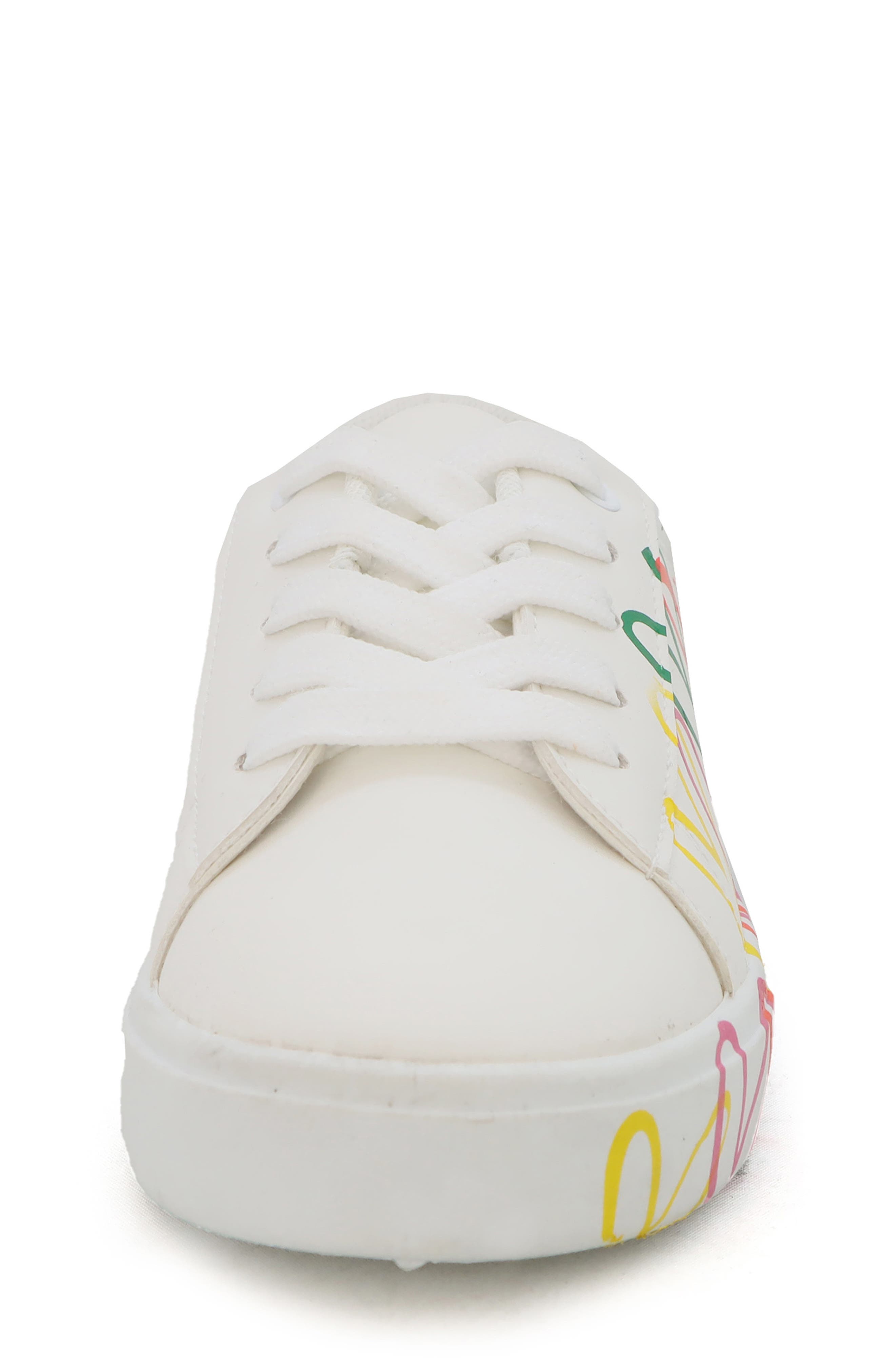YOKI Kid's Painted Heart Print Lace-Up Sneaker | Nordstromrack