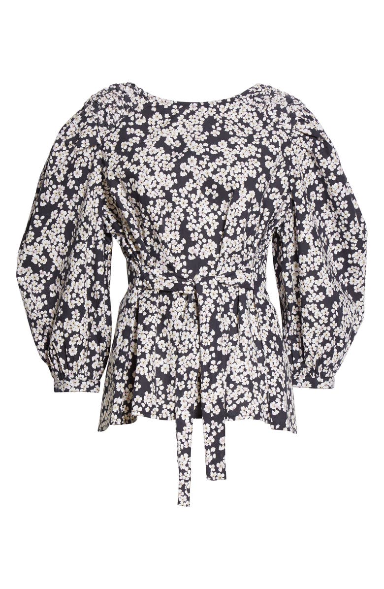 Merlette Carslile Floral Tie Waist Blouse | Nordstromrack
