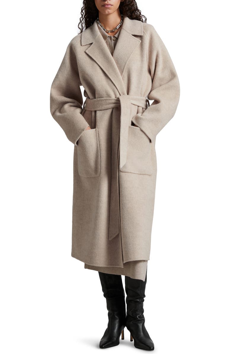& Other Stories Belted Wool & Alpaca Blend Coat | Nordstromrack