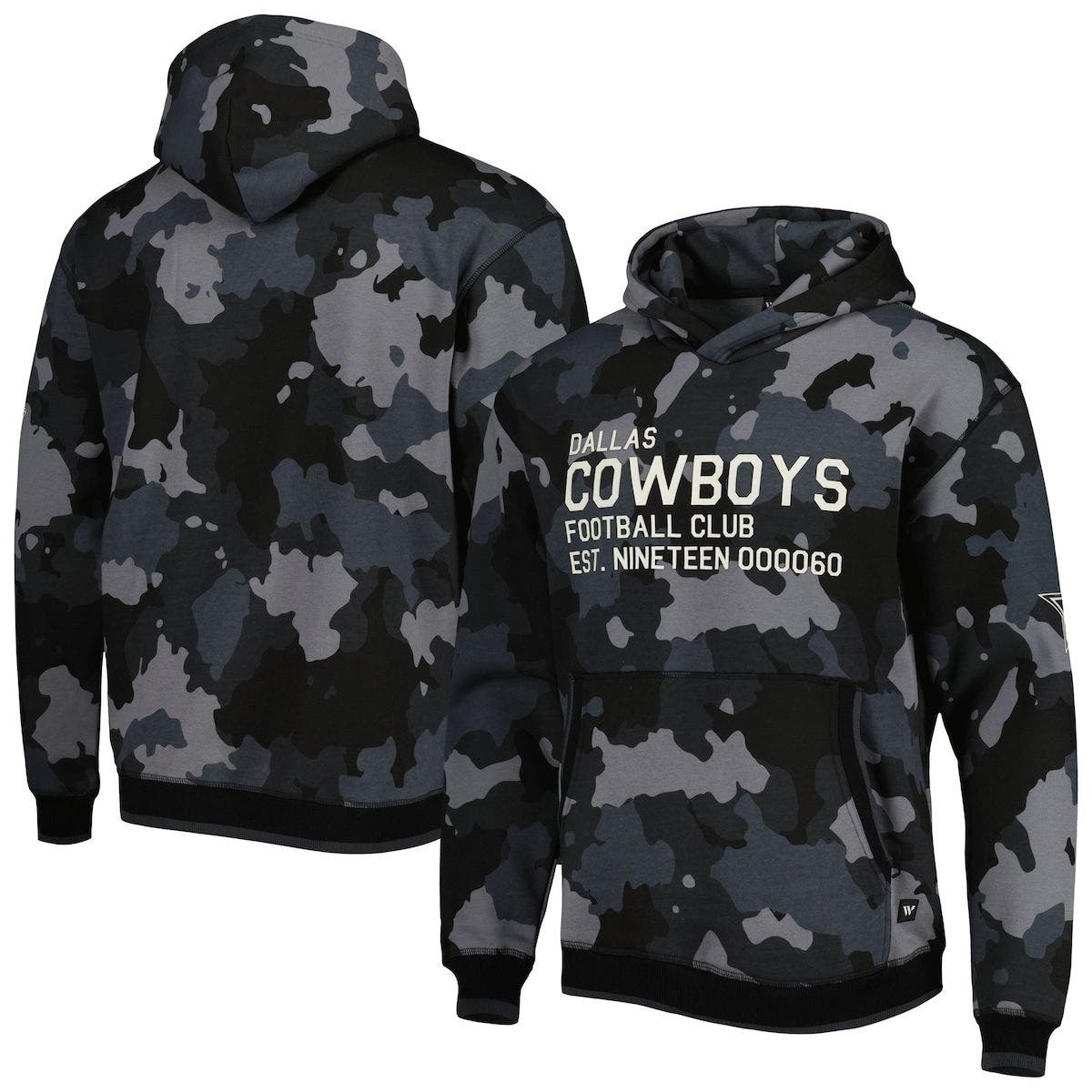 THE WILD COLLECTIVE Men's The Wild Collective Black Dallas Cowboys Camo ...