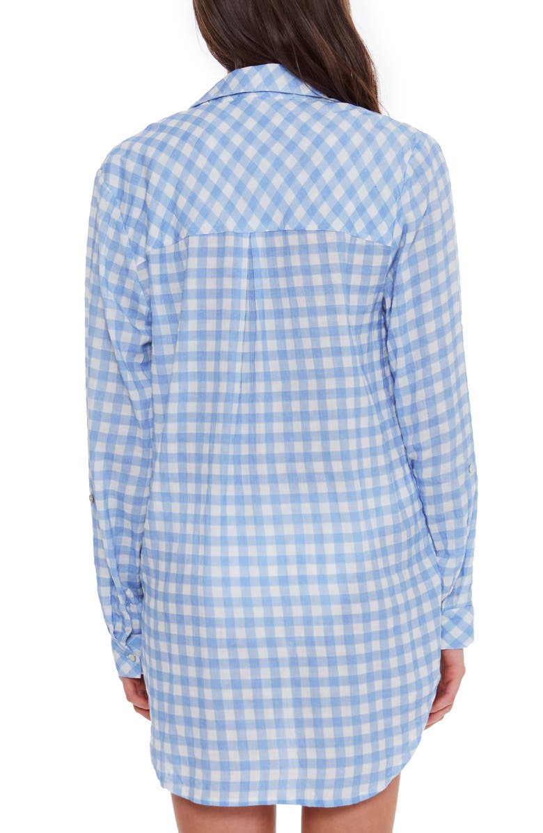 Isabella Rose Chateau Boyfriend Cover-Up Shirt | Nordstromrack