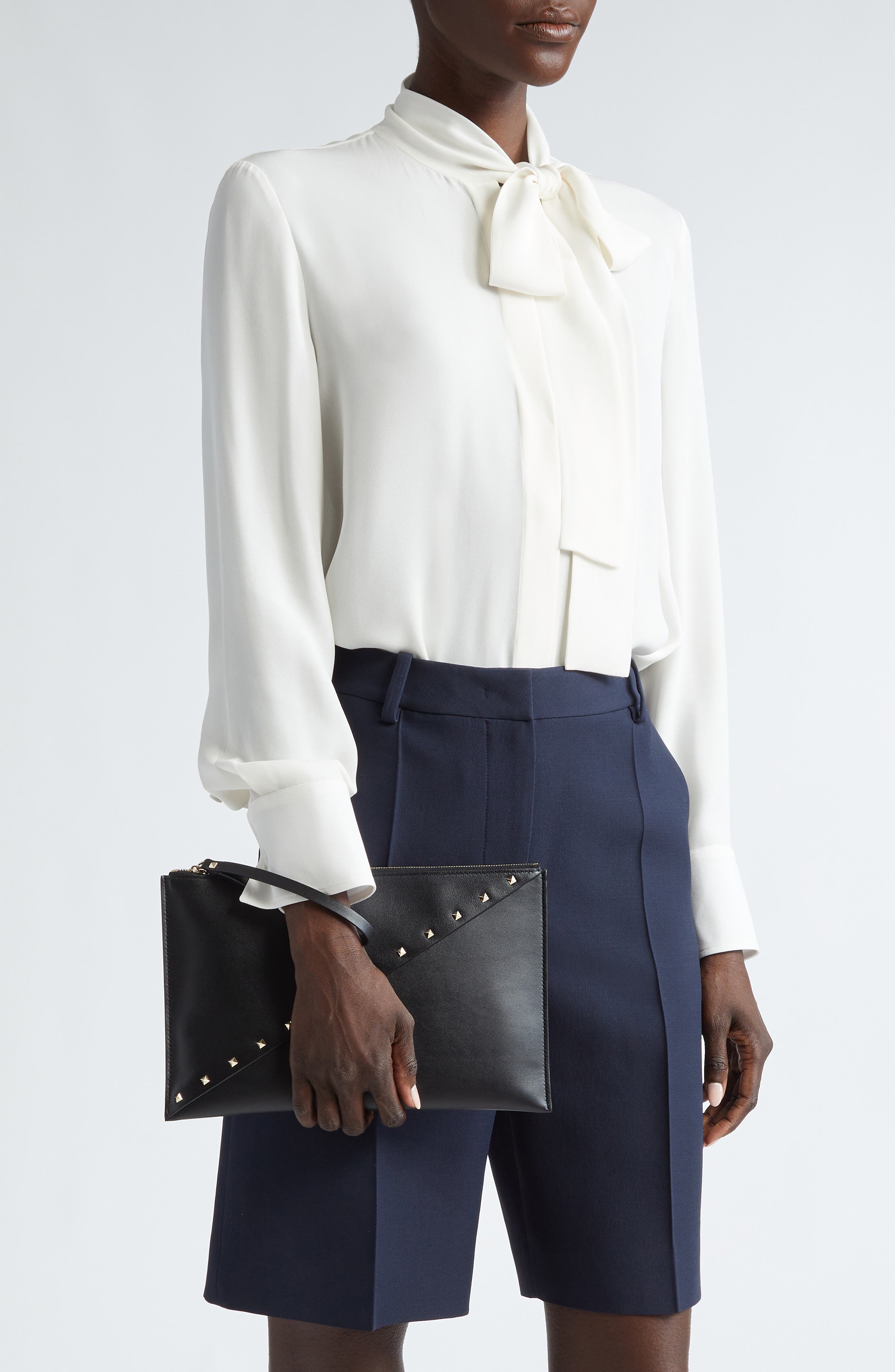 Valentino Garavani Rockstud Wispy Zip Pouch | Nordstromrack