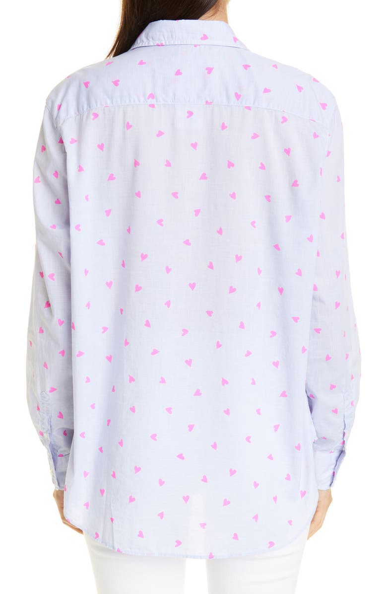 Frank & Eileen Eileen Heart Print Cotton Button-Up Shirt | Nordstromrack