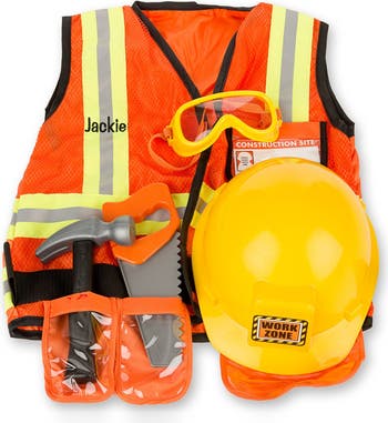 Melissa & Doug 'Construction Worker' Personalized Costume Set | Nordstrom