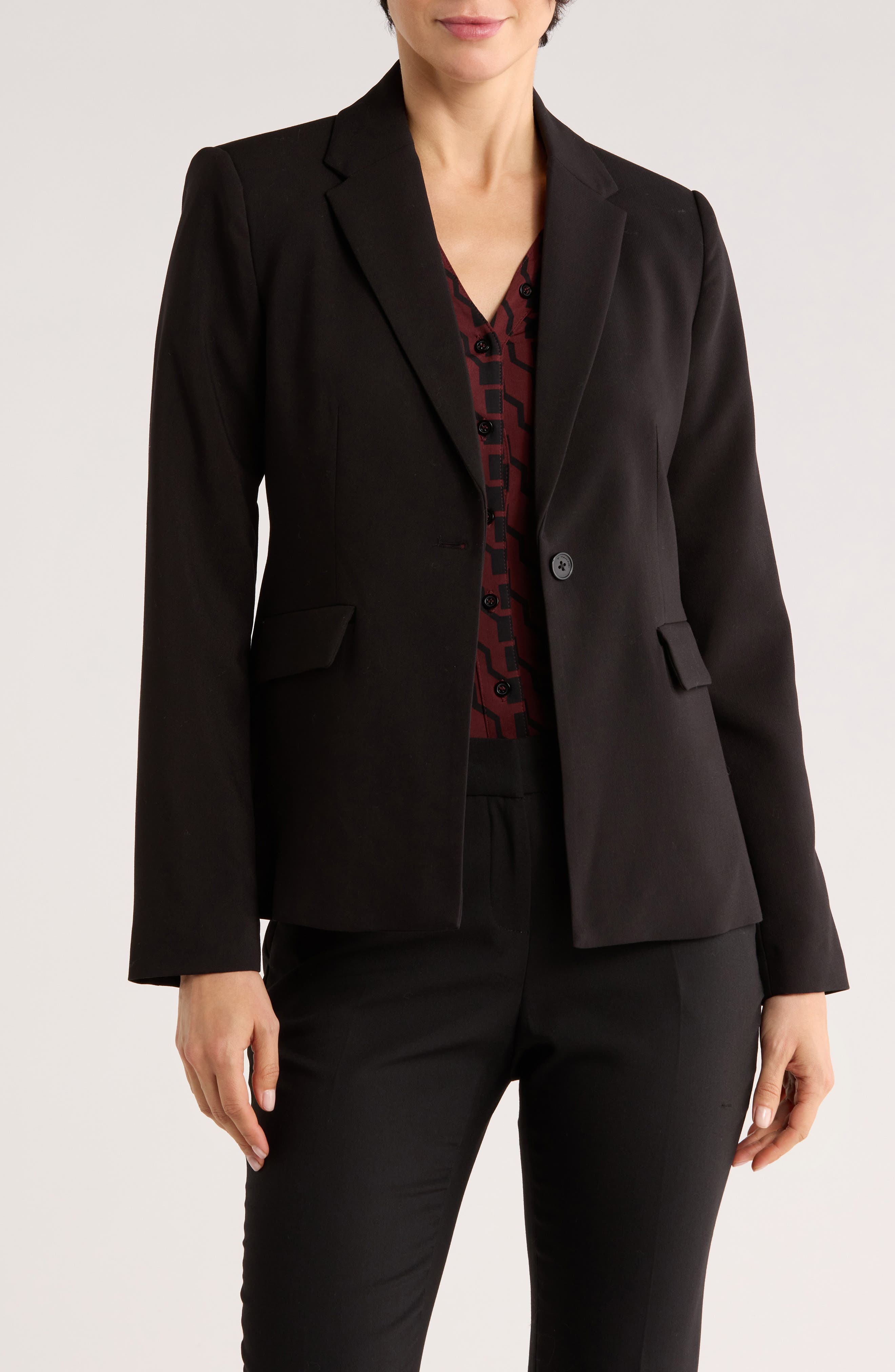 T Tahari Notch Lapel Blazer | Nordstromrack