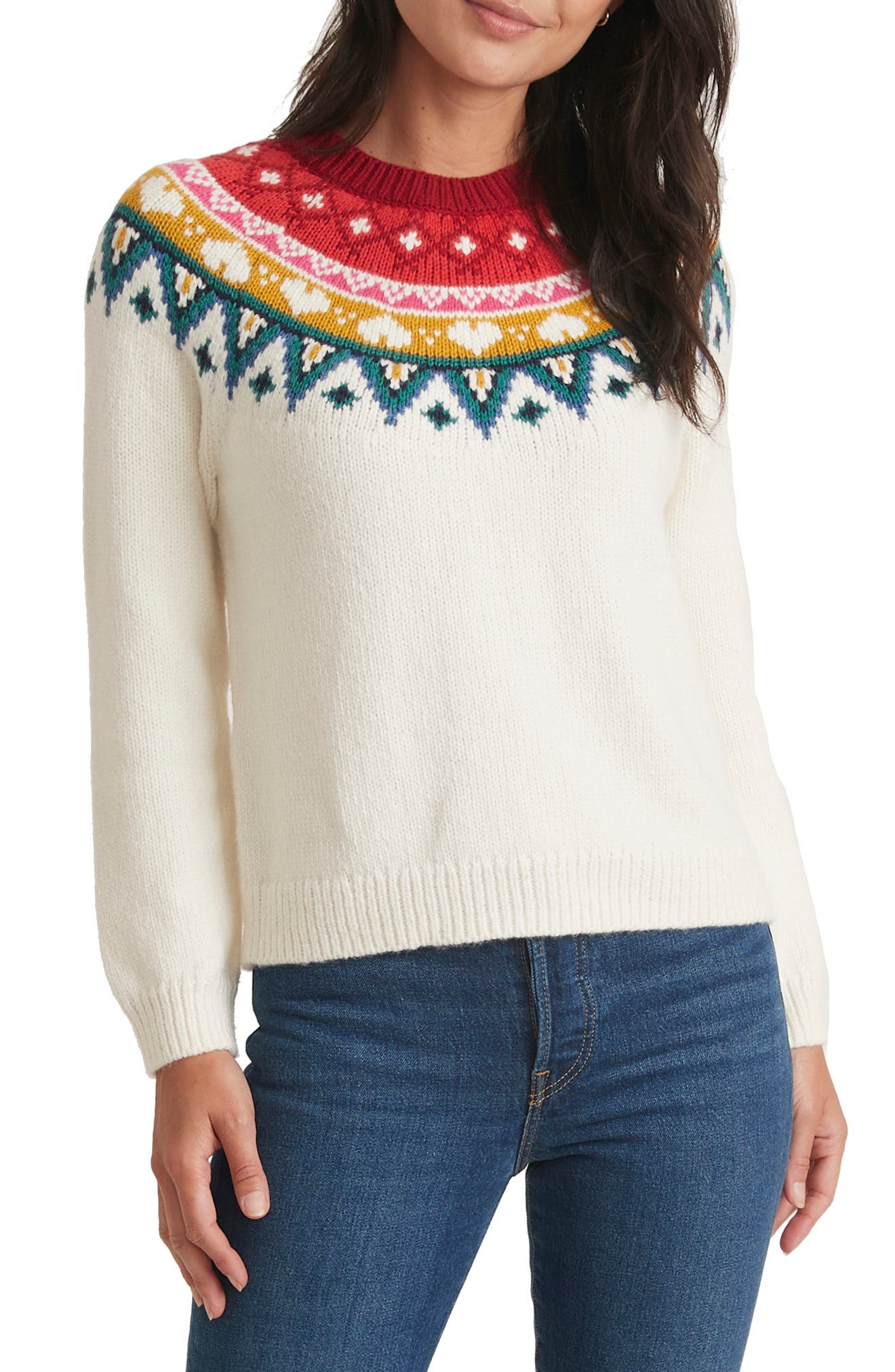 Marine Layer Alpine Fair Isle Sweater | Nordstromrack