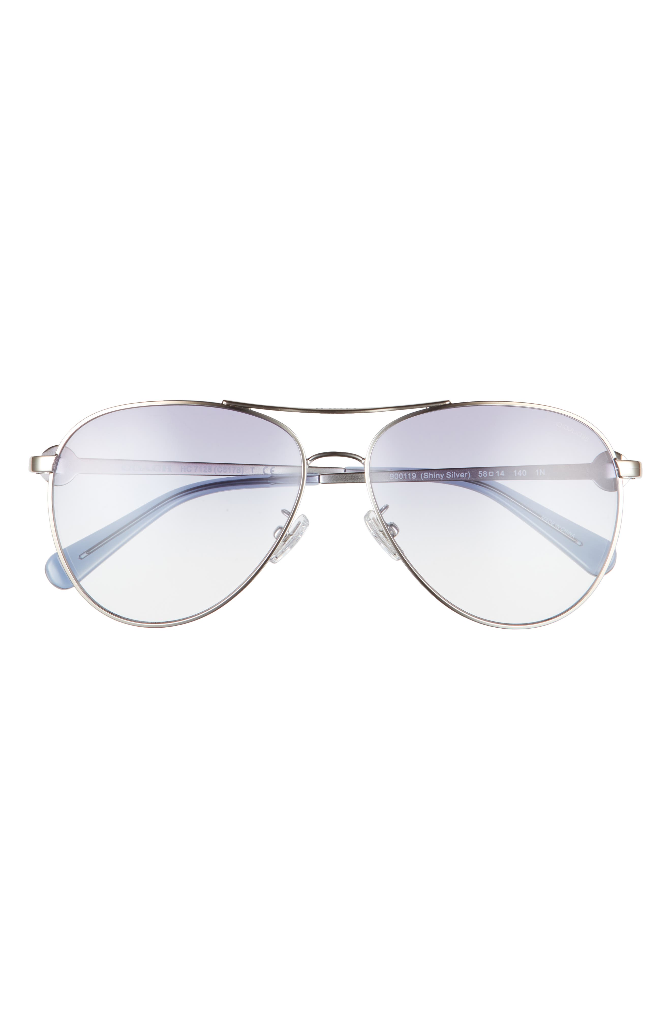 COACH 58mm Gradient Aviator Sunglasses | Nordstromrack
