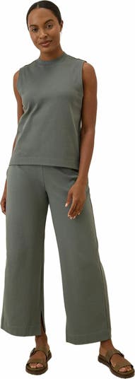 Pact Organic Cotton Airplane Wide Leg Pant - 26" Inseam | Nordstrom