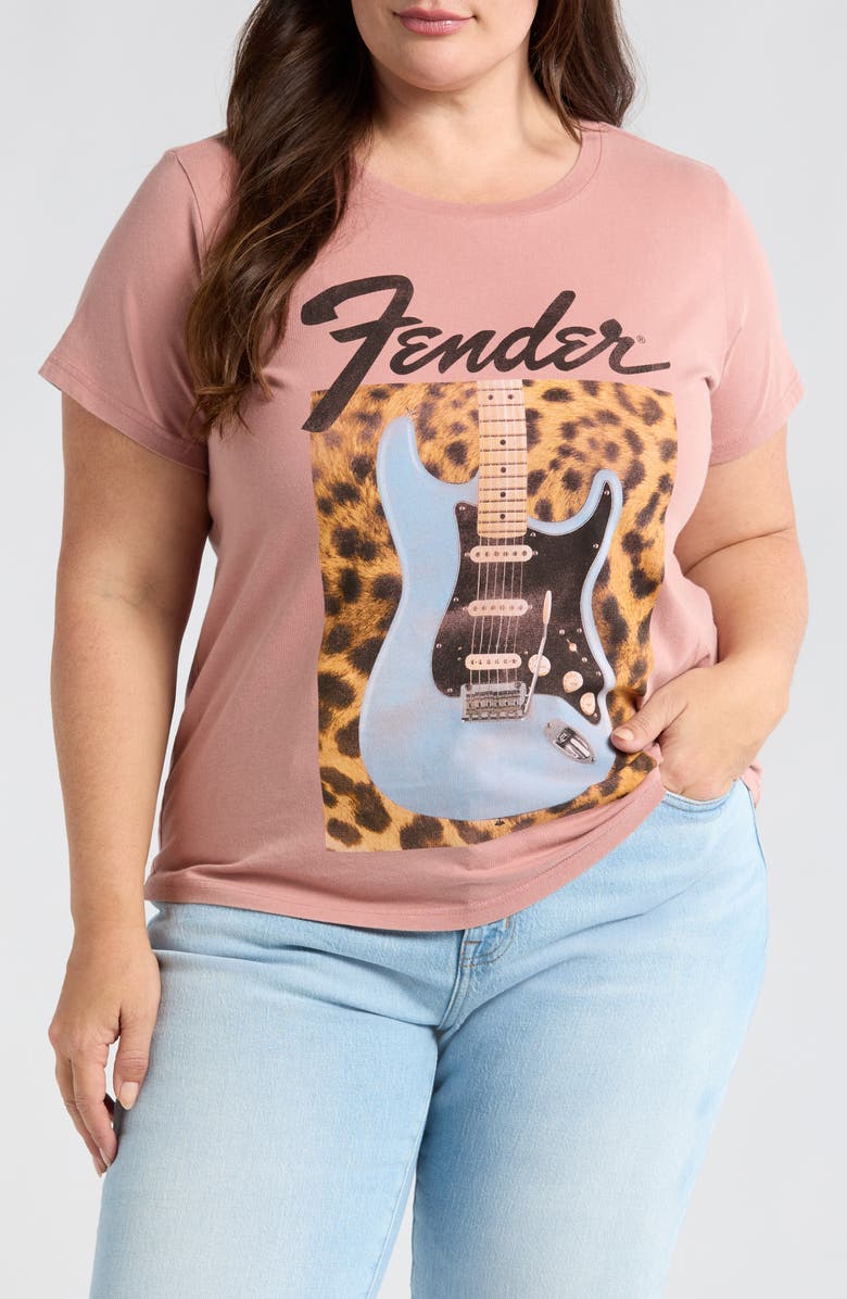 Lucky Brand Leopard Fender Cotton Graphic T-Shirt | Nordstromrack