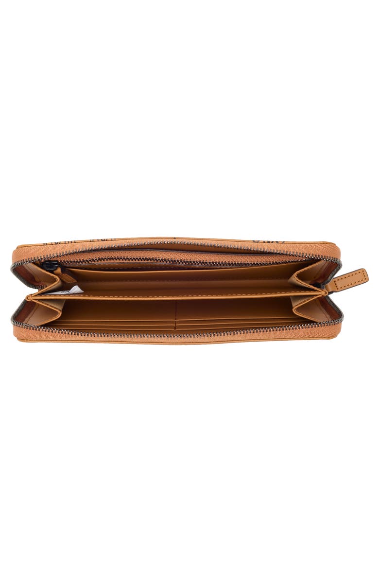 MCM Aren Leather Zip Wristlet Wallet | Nordstromrack