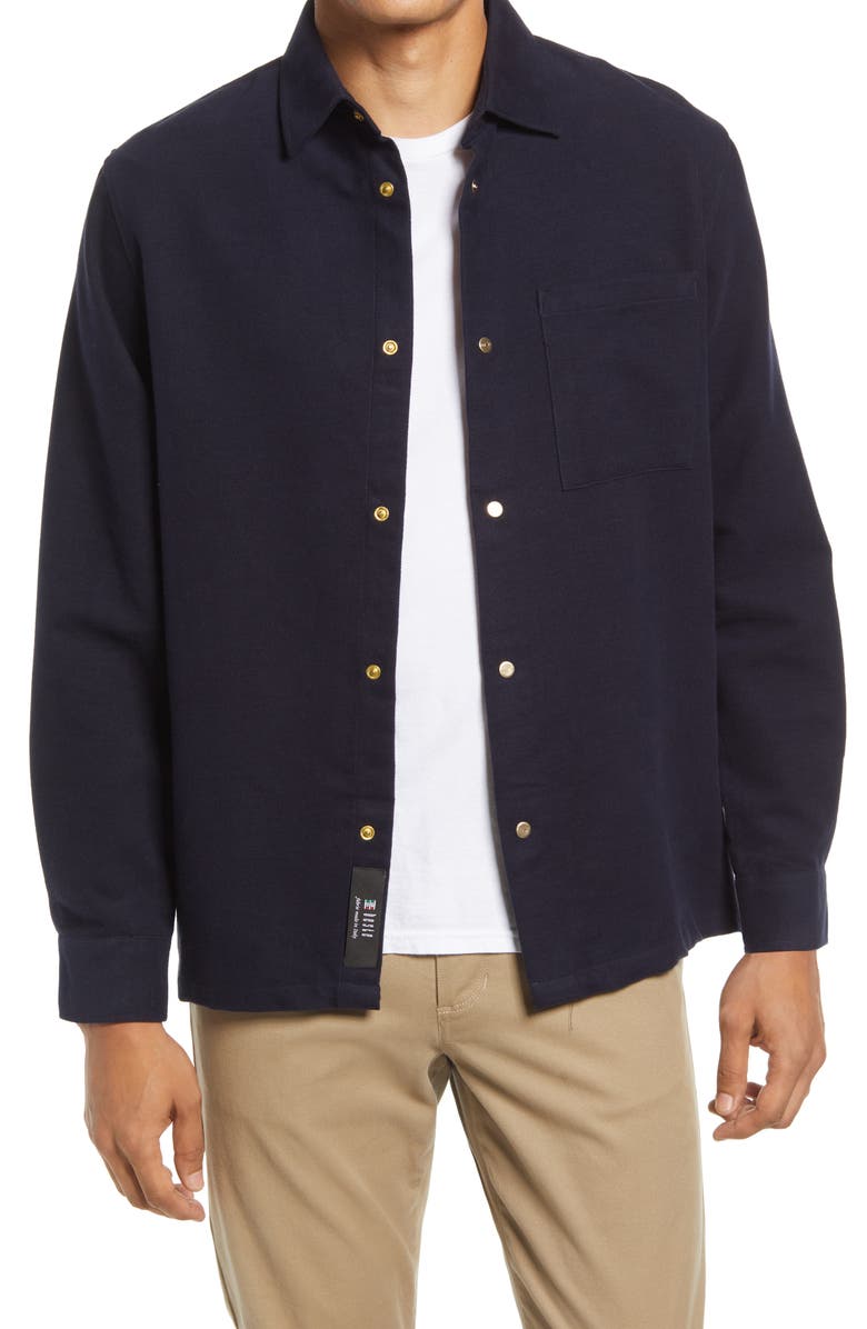 NN07 Basso Cotton Shirt Jacket | Nordstromrack